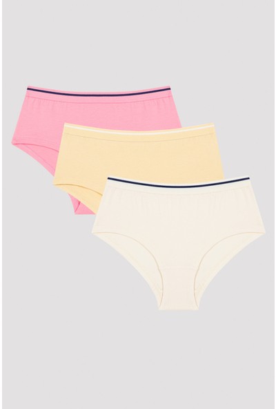 Penti Kız Çocuk Light Basic 3lü Hipster Külot