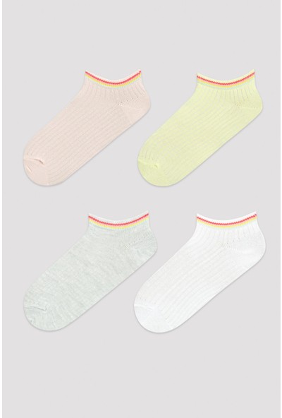 Penti Çok Renkli Kız Çocuk Stripe Basic 4 In1 Liner Çorap Penti Çok Renkli Kız Çocuk Stripe Basic 4 In1 Liner Çorap