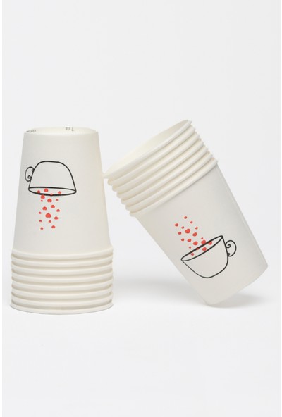 Alaa Ambalaj Karton Bardak 7 Oz 3000'LI