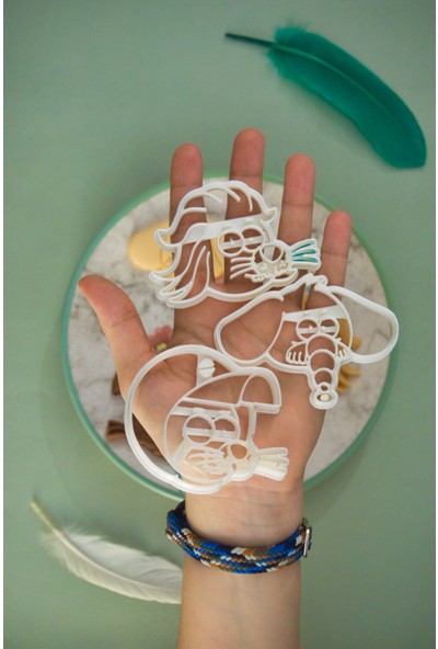 Pagina Kral Şakir Karakterleri Şakir,Necati Ve Remzi 3'Lü Kurabiye & Şeker Hamuru Kalıbı