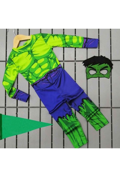 Hulk Maskeli Çocuk Kostümü