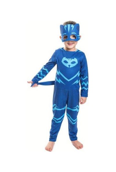 Pj Masks Pj Maskeliler Pj Mask Kostüm Pijamaskeliler Kedi Çocuk Kostüm - Catboy Tulum + Maskeli Set Pj Masks Pj Maskeliler Pj Mask Kostüm Pijamaskeliler Kedi Çocuk Kostüm - Catboy Tulum + Maskeli Set