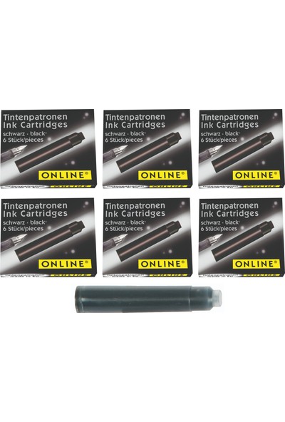 Online Cartridges Black 6'Lı Set Online Cartridges Black 6'Lı Set