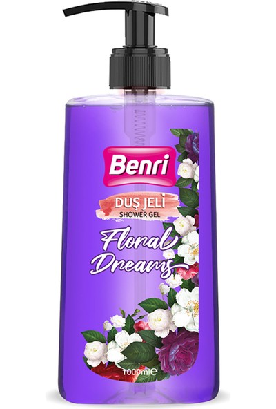 Benri Duş Jeli Floral Dreams 1000Ml Benri Duş Jeli Floral Dreams 1000Ml