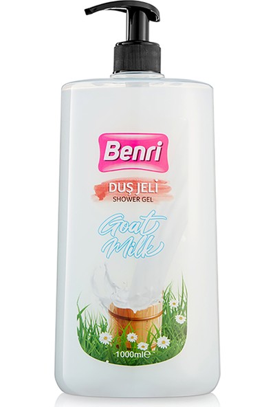 Benri Duş Jeli Goat Mılk 1000Ml Benri Duş Jeli Goat Mılk 1000Ml