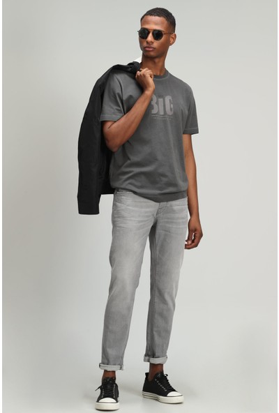 Lufian Res Smart Jean Erkek Pantolon Slim Fit Gri Lufian Res Smart Jean Erkek Pantolon Slim Fit Gri