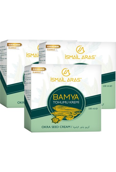 Ismail Aras Bamya Tohumu Kremi 3ADET Ismail Aras Bamya Tohumu Kremi 3ADET