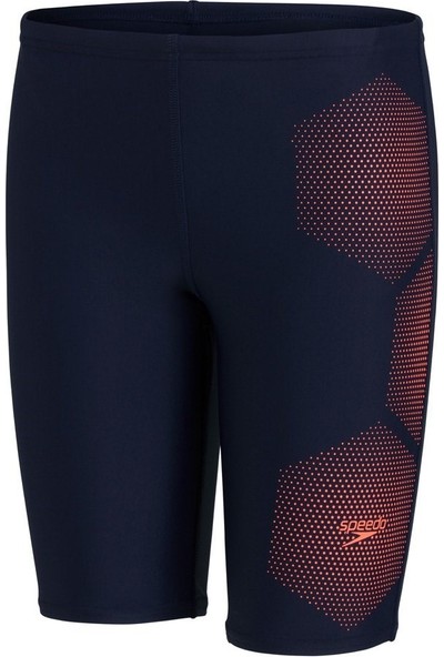Speedo Tech Çocuk Jammer (Lacivert/turuncu)