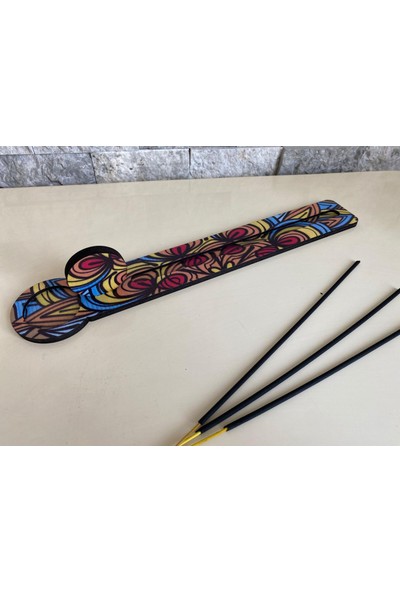 Ata Store Mandala Desenli Kayık Tütsülük ve Mumluk Ata Store Mandala Desenli Kayık Tütsülük ve Mumluk