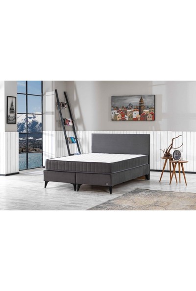 Ipek Mobilya Ecostil Ikili Set ( Baza + Başlık ) Çift Kişilik 150X200