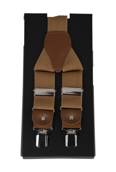 Deepsea Erkek Taba Derili Erkek Pantolon Askısı 1300040