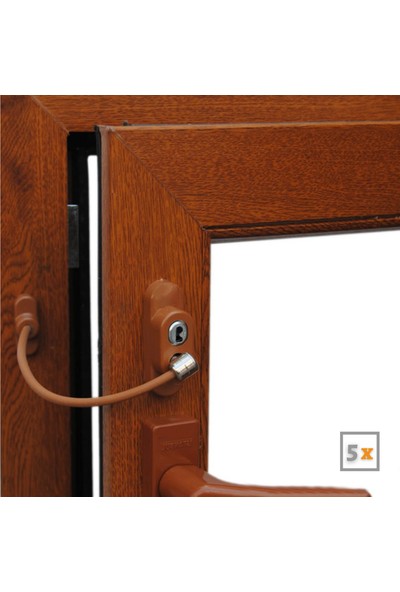 Viselia Açık Kahve Pencere Kilidi 5 Adet Halatlı Çocuk Güvenlik Emniyet Hırsız Pimapen Pvc Kapı Bebek Kilidi Viselia Açık Kahve Pencere Kilidi 5 Adet Halatlı Çocuk Güvenlik Emniyet Hırsız Pimapen Pvc Kapı Bebek Kilidi