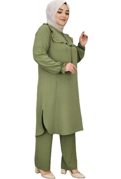 Pys Giyim Fırfır Detaylı Tunik