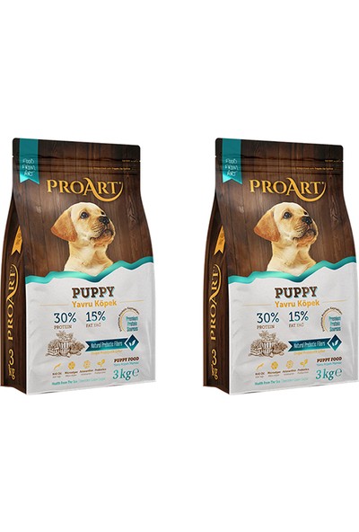 Proart Tavuk Etli Yavru Köpek Maması 3 kg x 2 Adet Proart Tavuk Etli Yavru Köpek Maması 3 kg x 2 Adet