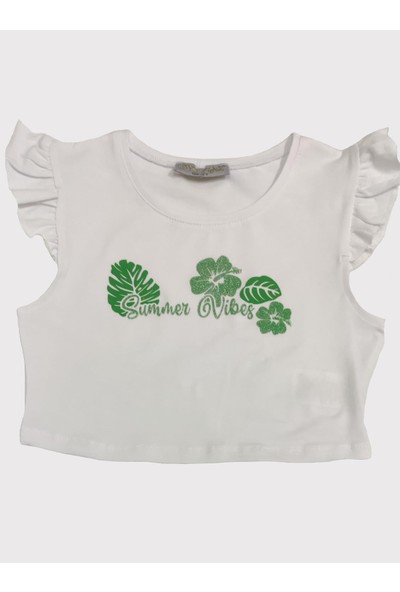 Little Star Kız Çocuk Summer Vibes T-Shirt