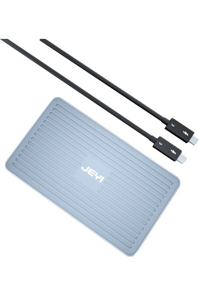 Jeyı Raiden 7plus Thunder Dock M.2 Nvme (M-Key) SSD Thunderbolt-3 Type-C 40GBPS Pd 20V 60W ve 15W USB 3.1 Docking Station Dönüştürücü Çevirici Adaptör Jeyı Raiden 7plus Thunder Dock M.2 Nvme (M-Key) SSD Thunderbolt-3 Type-C 40GBPS Pd 20V 60W ve 15W USB 3.1 Docking Station Dönüştürücü Çevirici Adaptör
