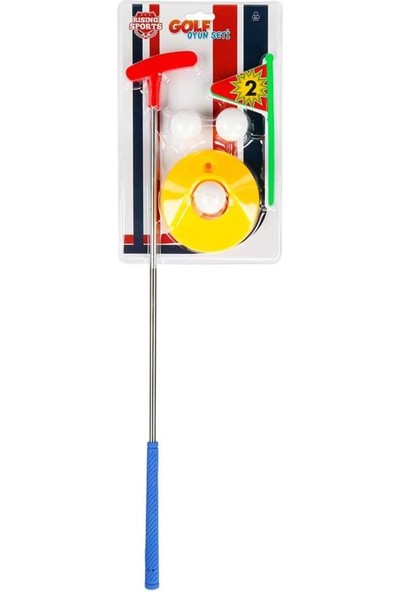 Sunman Metal Sopalı Minyatür Golf Oyun Seti