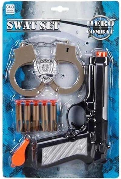 Sunman 5 Parça Aksesuarlı Oyuncak Polis Set