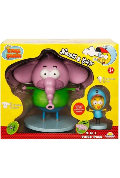 Sunman Kral Şakir ve Necati 2 Li Figür Orijinal Ürün Sunman Kral Şakir ve Necati 2 Li Figür Orijinal Ürün
