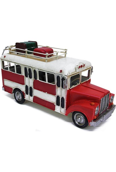 Tekinhediyelik Dekoratif Metal Minibüs Vintage Büyük Boy Tekinhediyelik Dekoratif Metal Minibüs Vintage Büyük Boy