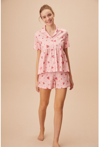 Suwen Bella Maskulen Şort Takım Suwen Bella Maskulen Şort Takım