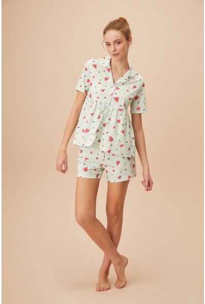 Suwen Bella Maskulen Şort Takım