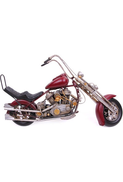 Xnews El Yapımı Metal Motosiklet Maketi-