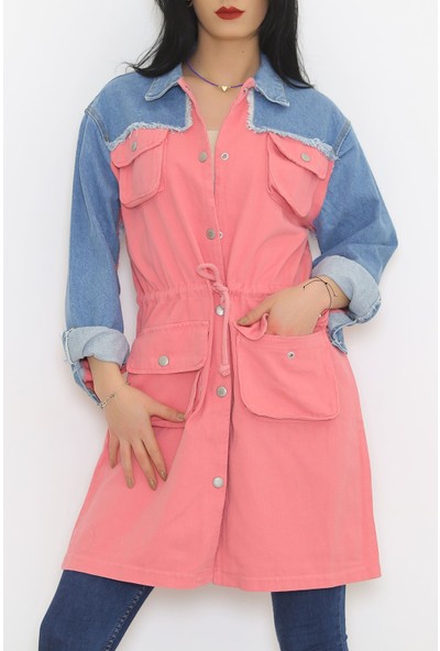 Tunik Kot Ceket Gülkurusu - 2083.1367. Tunik Kot Ceket Gülkurusu - 2083.1367.