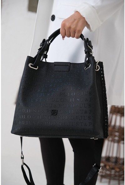 Just Polo Kadın Siyah Örgü Detaylı 4 Bölmeli Uzun Çapraz Askılı Omuz&el Çantası Just Polo Kadın Siyah Örgü Detaylı 4 Bölmeli Uzun Çapraz Askılı Omuz&el Çantası