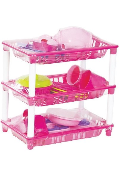 Harika 3 Katlı Oyuncak Mutfak Seti