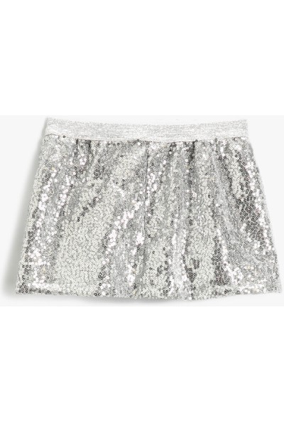 Koton Pul Payet Işlemeli Mini Etek