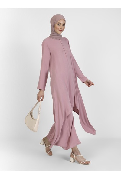 Refka Doğal Kumaşlı Tunik&etek Ikili Takım - Gül Kurusu - Refka Woman Refka Doğal Kumaşlı Tunik&etek Ikili Takım - Gül Kurusu - Refka Woman