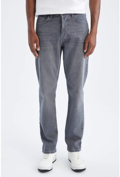 DeFacto Regular Comfort Fit Normal Bel Boru Paça Jean PANTOLON Y0819AZ22SM DeFacto Regular Comfort Fit Normal Bel Boru Paça Jean PANTOLON Y0819AZ22SM