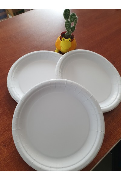 Korkmaz Ambalaj Karton Tabak 50’li 25 cm Beyaz Korkmaz Ambalaj Karton Tabak 50’li 25 cm Beyaz