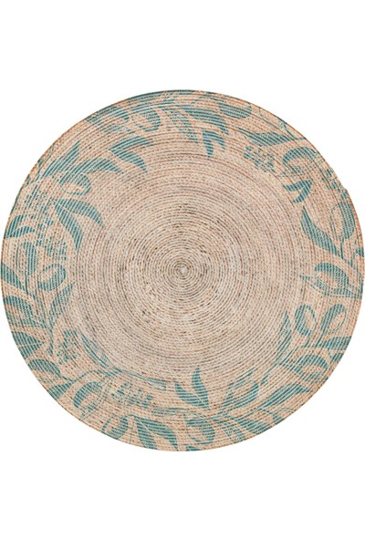 Eyüp Halı PR37 Yeşil Desenli Jüt Örme Doğal Hasır Halı Eyüp Halı PR37 Yeşil Desenli Jüt Örme Doğal Hasır Halı