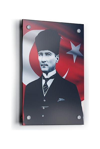 Mart Medya Reklam Cam - Fleksi Tablo - Atatürk 35 x 50 cm - 4.8 mm Mart Medya Reklam Cam - Fleksi Tablo - Atatürk 35 x 50 cm - 4.8 mm