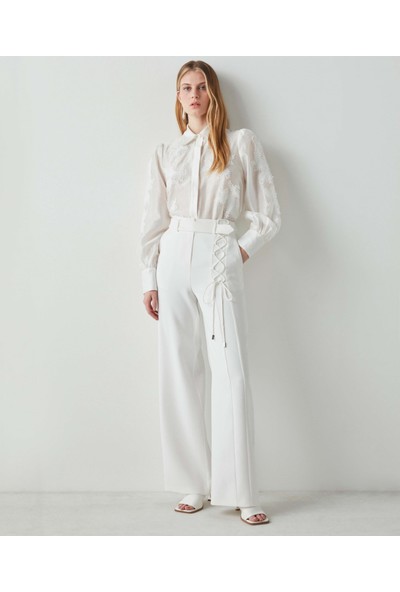 İpekyol Bağlama Detaylı Pantolon