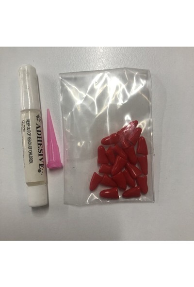 Atahan Pet Kedi Silikon Takma Tırnak L Kırmızı Atahan Pet Kedi Silikon Takma Tırnak L Kırmızı