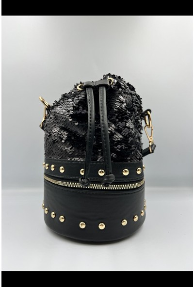 Sentt Deri Zımbalı Pullu Çanta