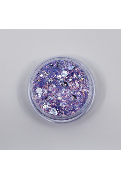 The Glitter Lab Jel Formlu Parlak Glitter - Orange Lilac