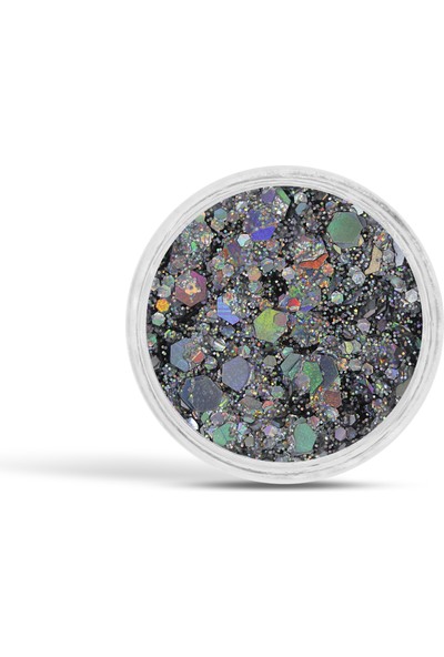 The Glitter Lab Jel Formlu Parlak Glitter - Cool Silver