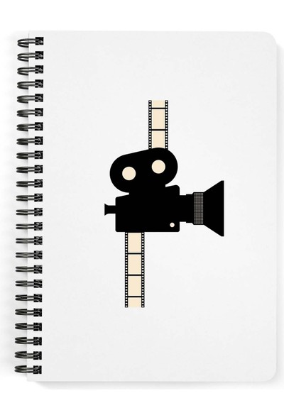 Astak Kamera Baskılı Ahşap Kapaklı Defter 15X20 cm DFT1068