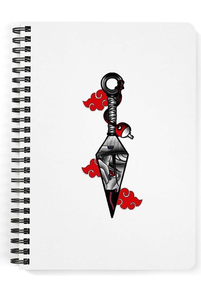 Astak Naruto Uzumaki Baskılı Ahşap Kapaklı Defter 15X20 cm DFT5876