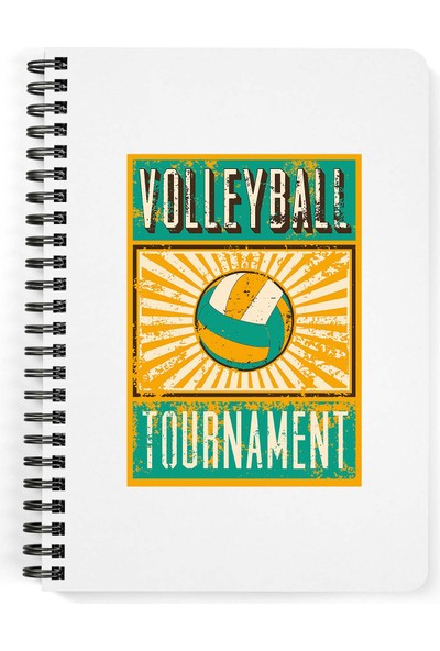 Astak Volleyball Tournament Baskılı Ahşap Kapaklı Defter 15X20 cm DFT2097 Astak Volleyball Tournament Baskılı Ahşap Kapaklı Defter 15X20 cm DFT2097