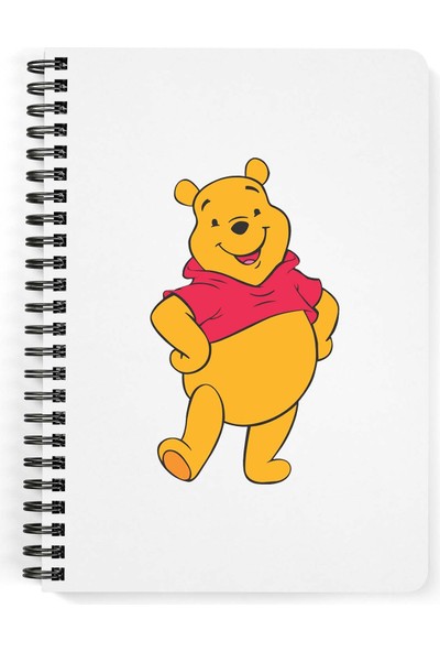 Astak Winnie The Pooh Baskılı Ahşap Kapaklı Defter 15X20 cm DFT6244