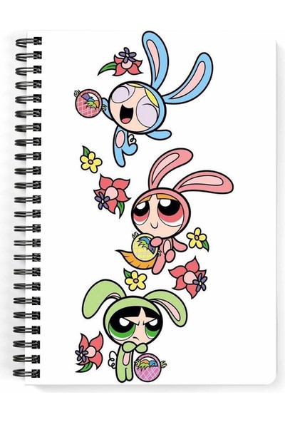 Astak Powerpuff Girls Baskılı Ahşap Kapaklı Defter 15X20 cm DFT2690