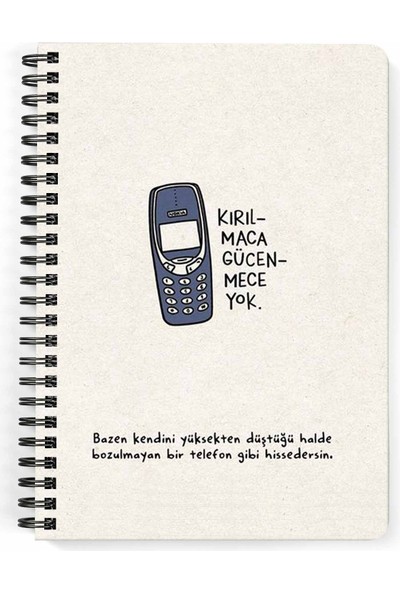 Astak Kırılmaca Yok Baskılı Ahşap Kapaklı Defter 15X20 cm DFT4970