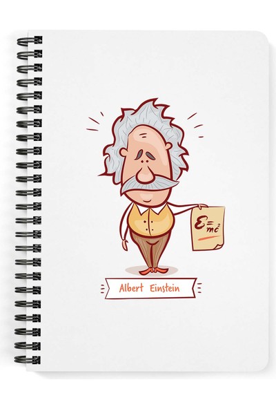 Astak Albert Einstein Baskılı Ahşap Kapaklı Defter 15X20 cm DFT895 Astak Albert Einstein Baskılı Ahşap Kapaklı Defter 15X20 cm DFT895