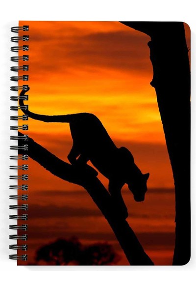 Astak Africa Day Baskılı Ahşap Kapaklı Defter 15X20 cm DFT3611