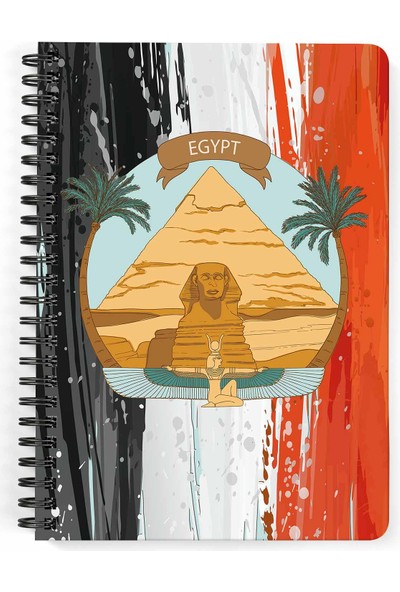 Astak Mısır Baskılı Ahşap Kapaklı Defter 15X20 cm DFT3897 Astak Mısır Baskılı Ahşap Kapaklı Defter 15X20 cm DFT3897